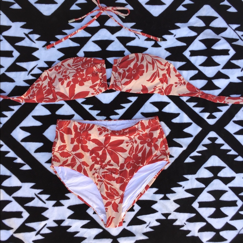 Red Carter Small Swimsuit - Gem